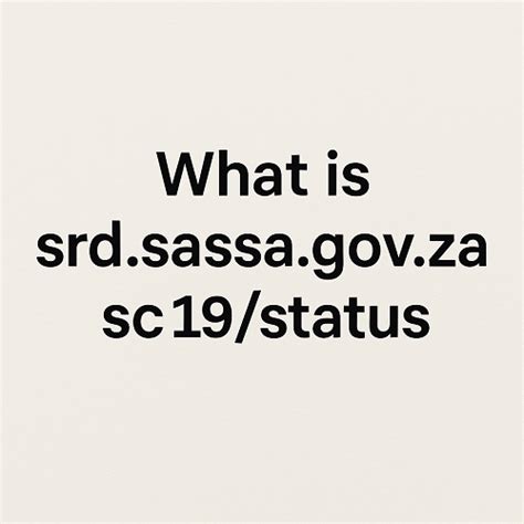 Sassa Status Check Appeal In 2025 Za