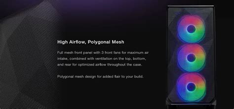 Tecware Forge M Pure White W 4pcs Argb Fan Wind Net Computers