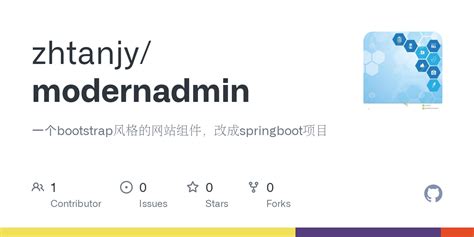 Github Zhtanjy Modernadmin Bootstrap Springboot