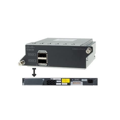 c2960x stack for cisco catalyst 2960 x xr series switches flexstack plus stacking module