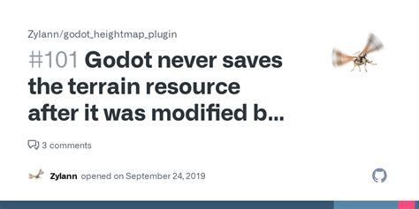 Godot Never Saves The Terrain Resource After It Was Modified By A Not Undoable Action Issue