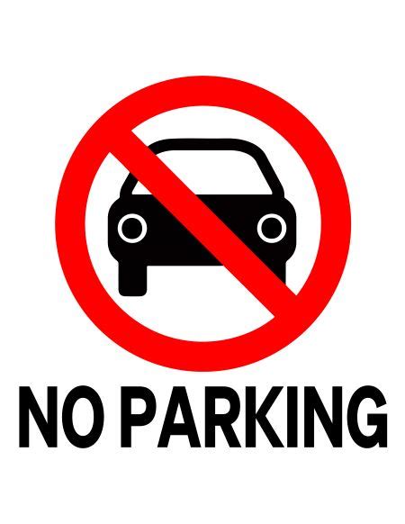 No Parking Printable Sign Many Printable