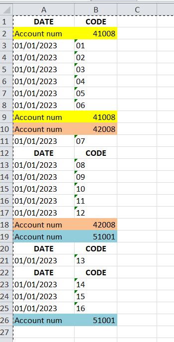 Excel Fill A Range With A Specific Value In A Cell Until The Next
