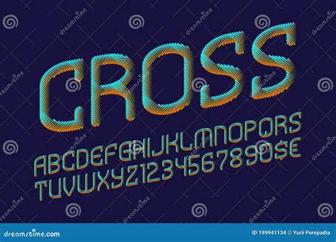 Cross Font Vector Alphabet CartoonDealer Com 156881661