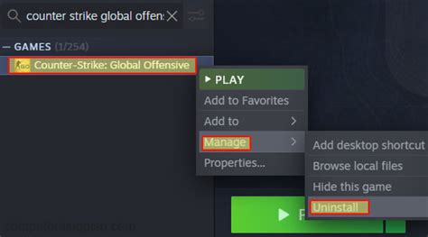 How To Uninstall Counter Strike Global Offensive In Windows ComputerSluggish