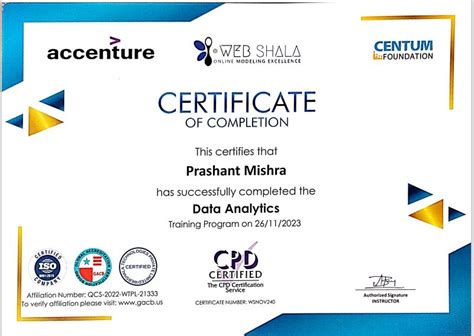 Prashant Mishra On Linkedin Dataanalyst Trainingcertificate Gratitude Professionaldevelopment…