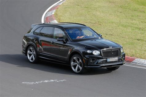 2022 Bentley Bentayga Black Edition Spied Testing On The Nurburgring