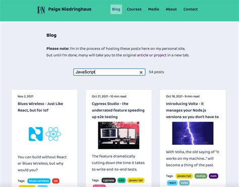 Build A Gatsby Blog Post Filter Paige Niedringhaus