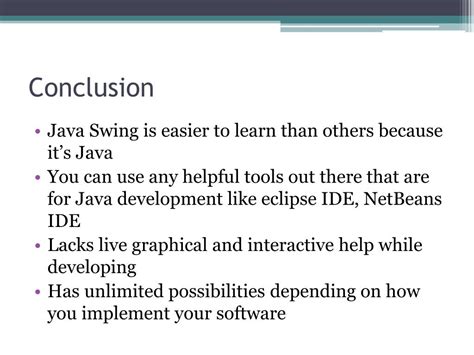 Ppt Java Swing Powerpoint Presentation Free Download Id253685