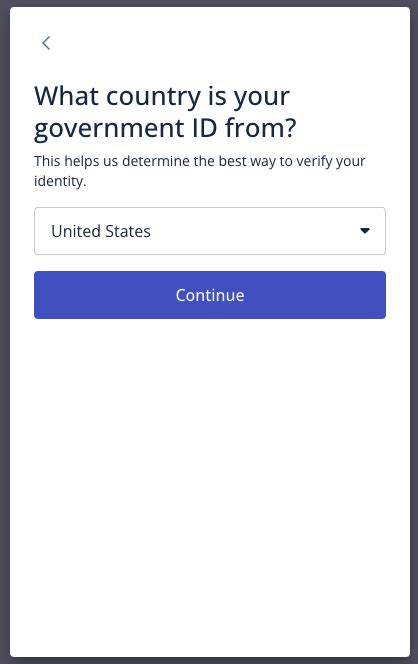 Identity Verification Via Persona