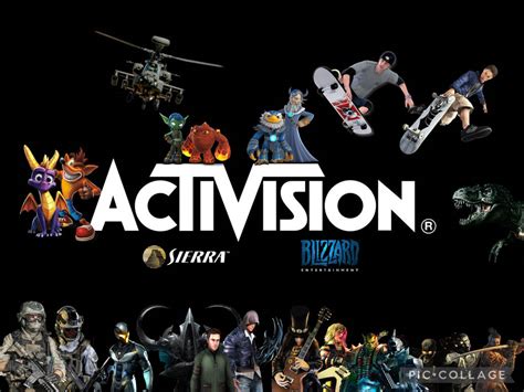 Activision Logo With Characters By Myeditionjustin1994 On Deviantart