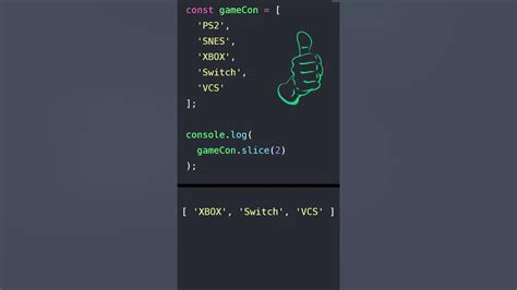 24 Slice Js Array Methods Under A Minute Shorts Youtube