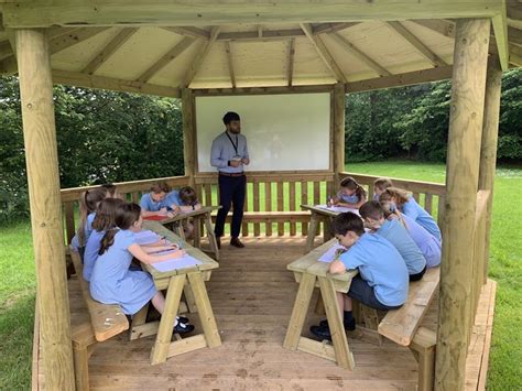 Norley Primary Schools Outdoor Classroom Pentagon Play