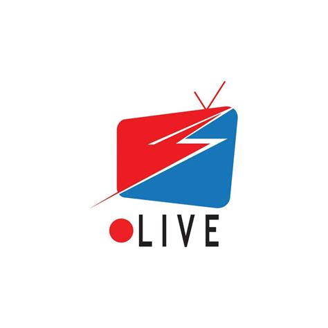Live Tv Streaming Logo Vector Template Illustration 34200880 Vector Art