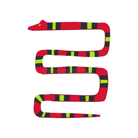 Python Snake Oriental Cartoon Vector Illustration Stock Vector