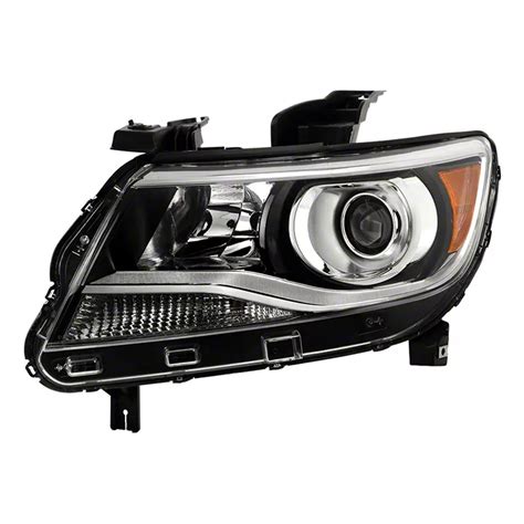 Colorado Oem Style Halogen Projector Headlight Black Housing Clear