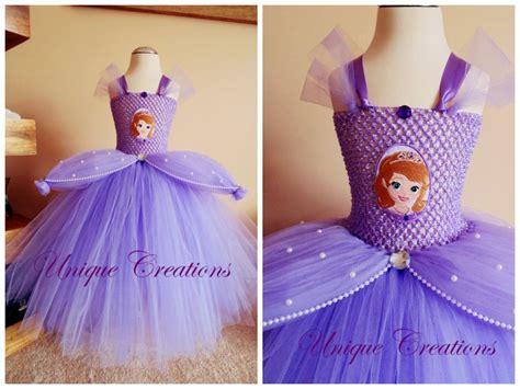 Sofia The First Long Tutu Dress Etsy