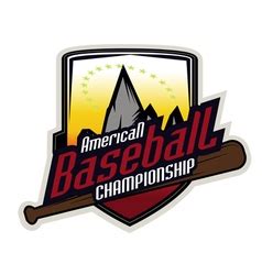 Baseball Tournament Professional Logo Royalty Free Vector
