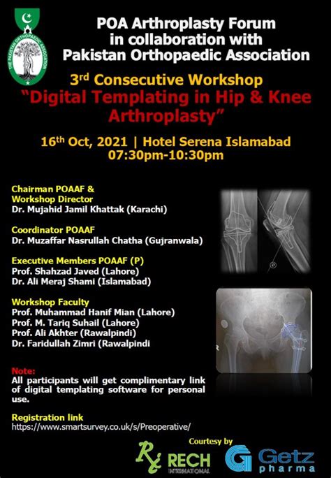 Digital Templating In Hip Knee Arthroplasty Pakistan Orthopaedic