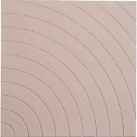 Панели декоративные стеновые Paneliavrora из мдф в пвх пленке Round цвет Мокко 4640174740843