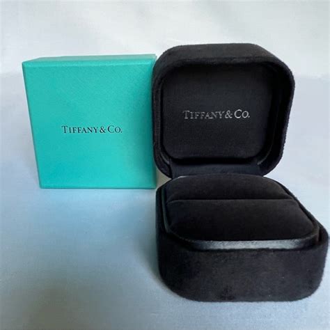 Tiffany And Co Jewelry Tiffany Co Iconic Empty Blue Engagement Ring