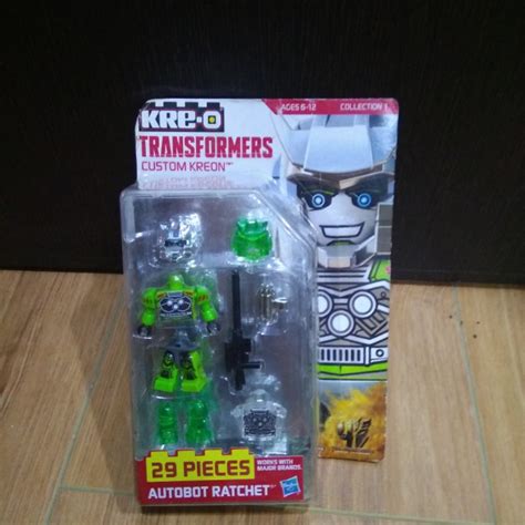 Transformers Age Of Extinction Aoe Kre O Mini Kreon Autobot Ratchet Hobbies And Toys Toys