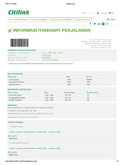 Cgk Sub Bu Iis 7mei Pagi Pdf