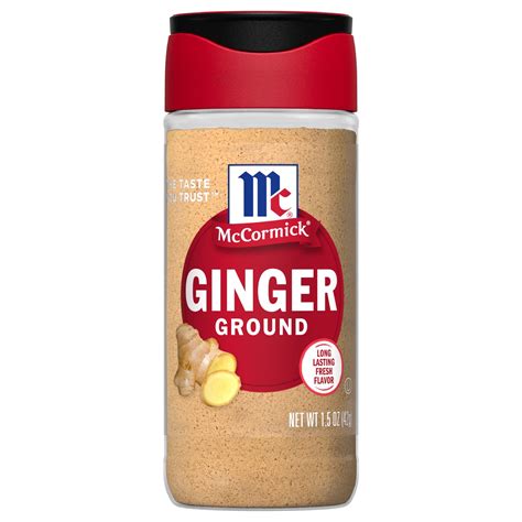 Pack Of 1 Mccormick Ground Ginger Bottle