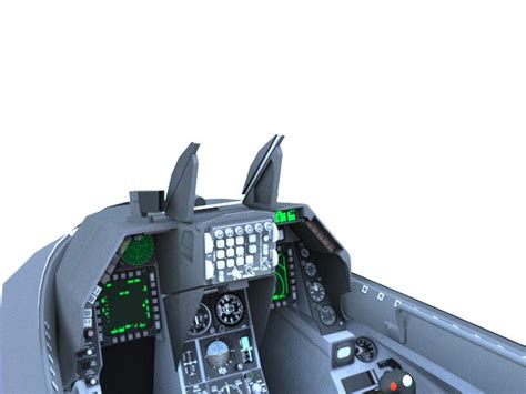 F 16c Cockpit F 16 3d Obj