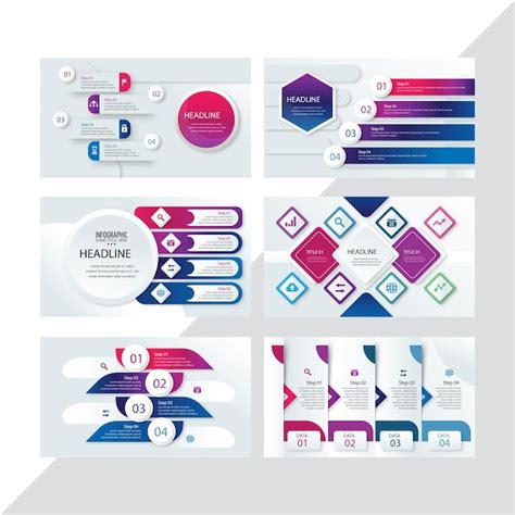 Premium Vector Business Data Visualization Process Chart Abstract