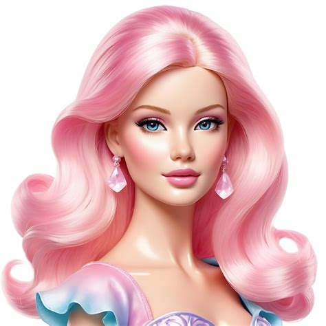 Cute Princess Doll 3d Render Premium Ai Generated Image