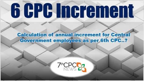 Calculation Of Annual Increment For Central Government Employees As Per
