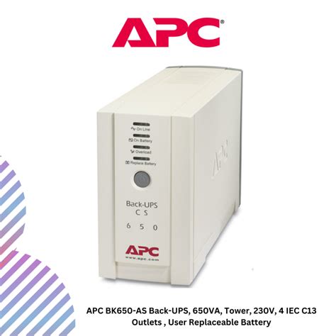 Preorder Chat Seller Apc Bk650 As Back Ups 650va Tower 230v 4 Iec