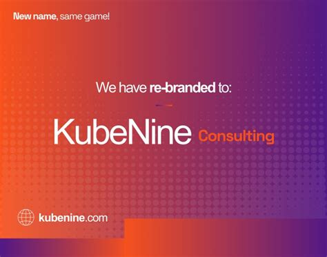 Rebrand Kubenine Kubenineconsulting Devops Kubernetes Cloud Kubenine