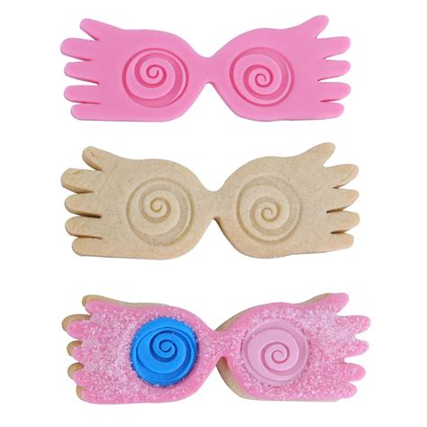 Harry Potter Cookie Cutter And Embosser Luna Lovegood Spectrespecs