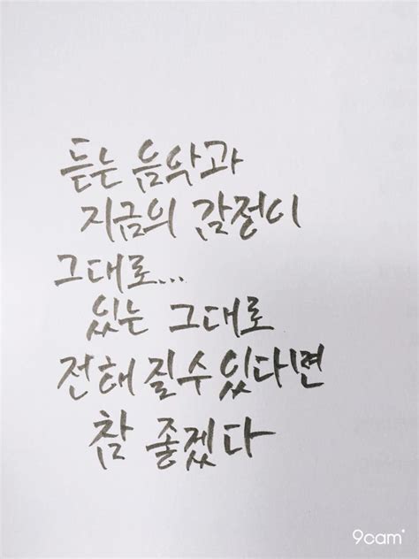 붓장난 By Han 캘리 캘리초보 캘리그라피 캘리스타그램 손글씨 손글씨그램 손글씨소통