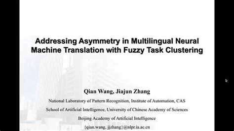 Underline Addressing Asymmetry In Multilingual Neural Machine Translation With Fuzzy Task