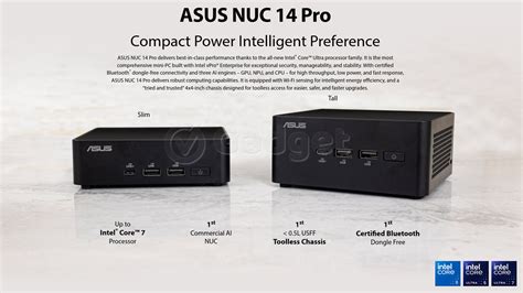 Foto Terbaru ASUS Hadirkan NUC 14 Pro Mini PC Bertenaga Intel AI Ultra Core