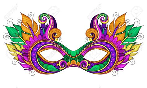 Mardi Gras Masks Clip Art
