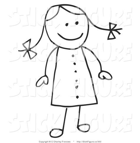 Girl Stick Figure Clip Art And Girl Stick Figure Clip Art Clip Art Images