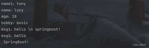 「spring Boot 系列」04 Spring Boot配置 获取数据springboot对象数据怎么筛选输出 Csdn博客