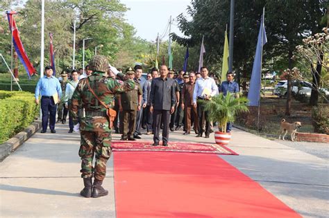 ឯកឧត្តម ទេព ធន អញ្ជើញជួបសំណេះសំណាល សួរសុខទុក្ខ នាយ ពលទាហាន ក្នុងឱកាសបុណ្យ ចូល ឆ្នាំ ប្រពៃណី ជាតិ