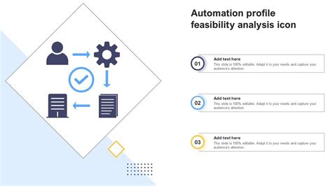 Automation Profile Feasibility Analysis Icon Ppt Sample