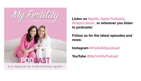 Resourcesmy Fertility Podcast Hosted By Dr Garcia And Dr Wais
