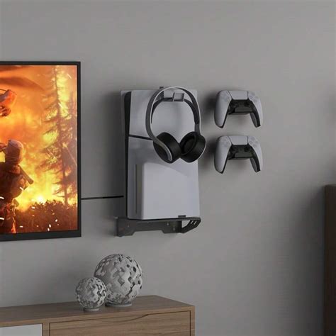 Dobe Fomis Electronics Ps5 Slim Wall Mount Kit Compatible With Ps5