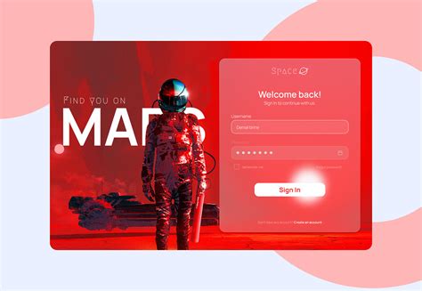 Sign In Page UI UI Design On Behance