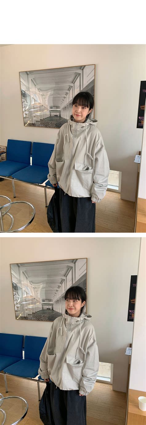 바온 6천장돌파 Unisex 컨브 투웨이 후드 야상 점퍼 3color