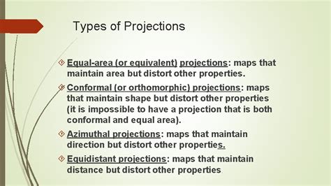 Maps Map Projection Types Of Map Projections Maps