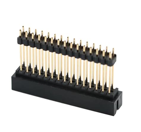 2 0mm Pitch PCB Connector Pin Header DIP Type Series Triple Rows 24 Pins Pin Header And 3 96