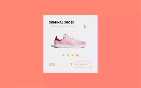 使用HTML CSS和JQuery制作一个超赞的产品卡片 哔哩哔哩 bilibili